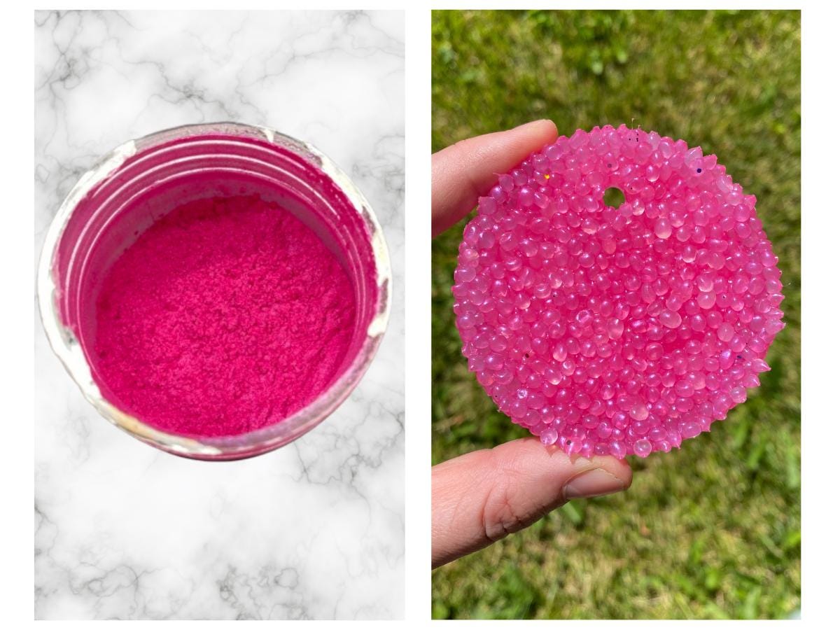 Raspberry Gelato Mica, Dark Pink Mica Powder, Fuschia Mica Powder, Mic ...